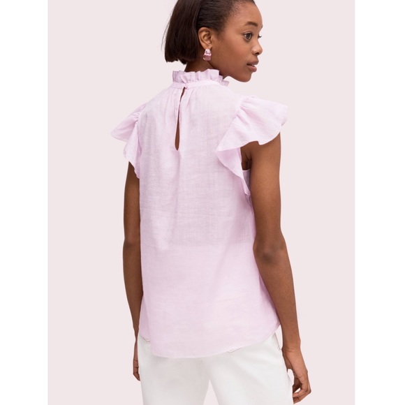 kate spade | Tops | Kate Spade Mirage Pink High Neck Top Small | Poshmark